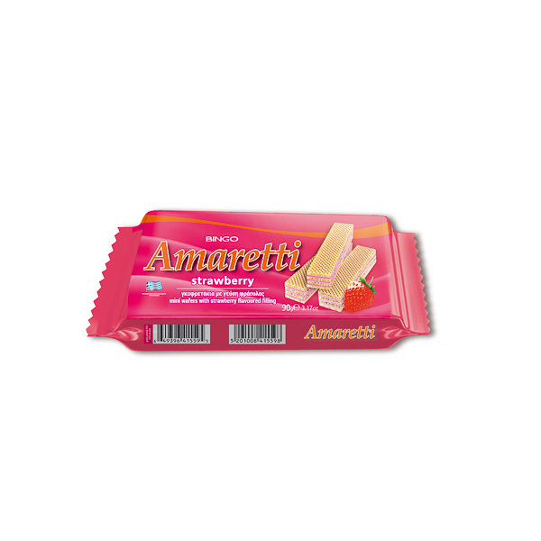 Amaretti Φραουλα 90γρ - mylonakisbros.gr